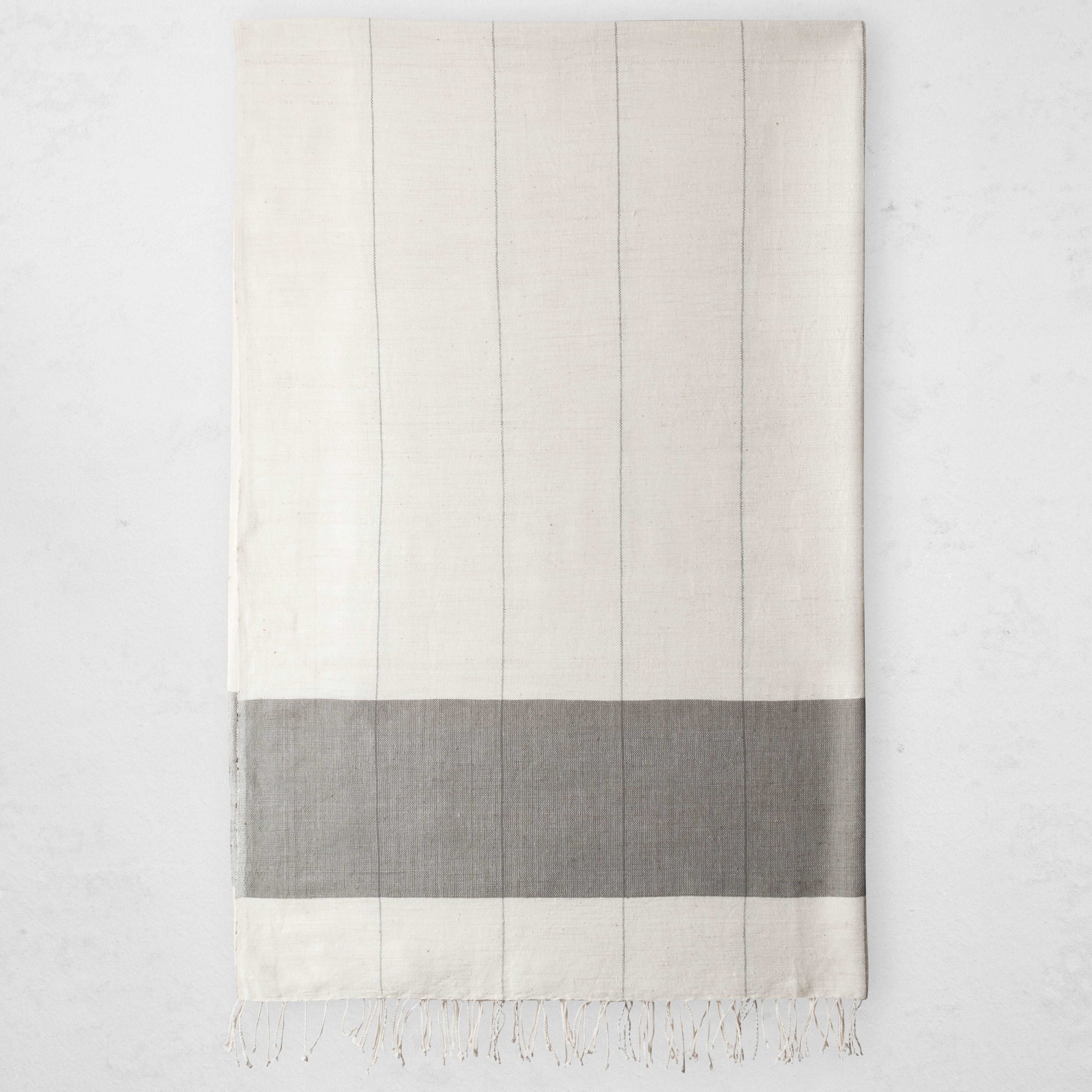 Modern Gray Bath Towel- Bolé Road Textiles