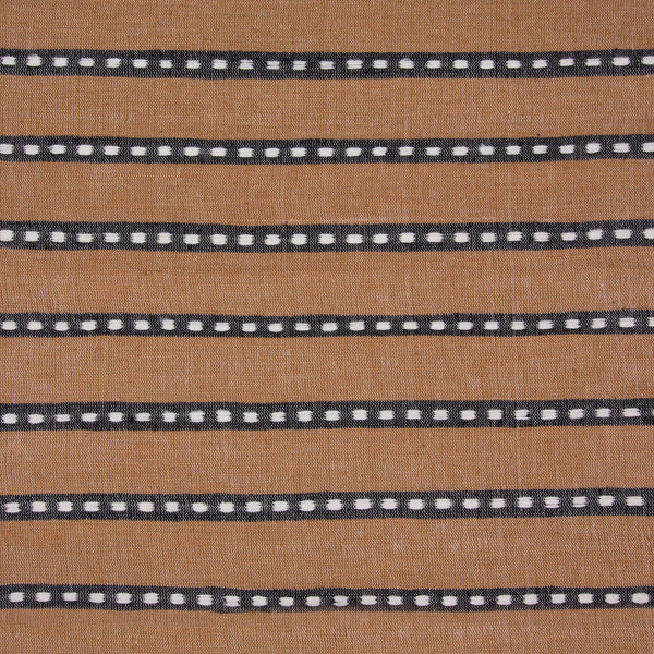 Tan, Black and White Fabric - Bolé Road Textiles