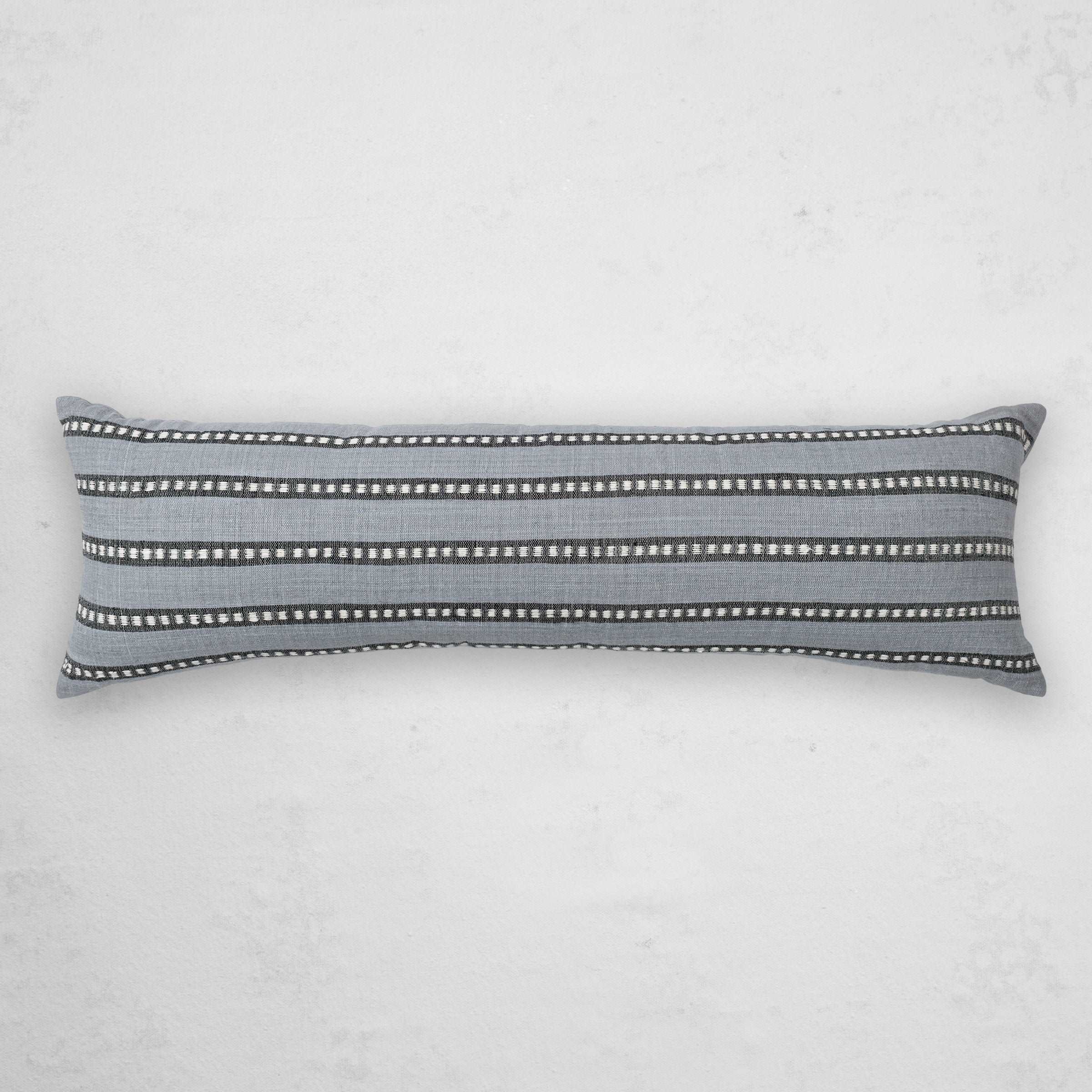 Kombolcha Lumbar Pillow - Mist – Bolé Road Textiles