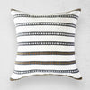 Black and White Throw Pillow - Kombolcha – Bolé Road Textiles
