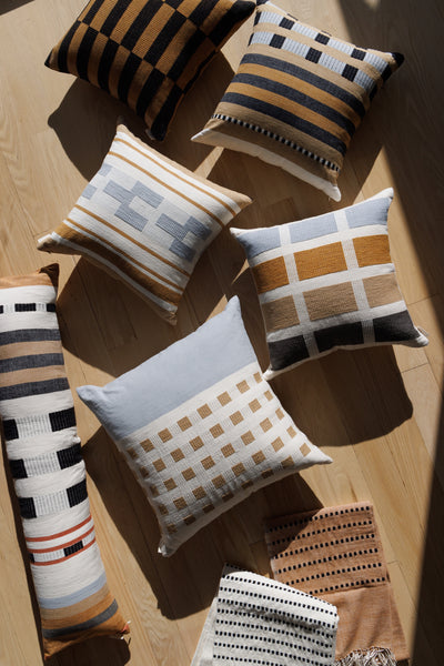 Abijan Pillow - Travertine – Bolé Road Textiles
