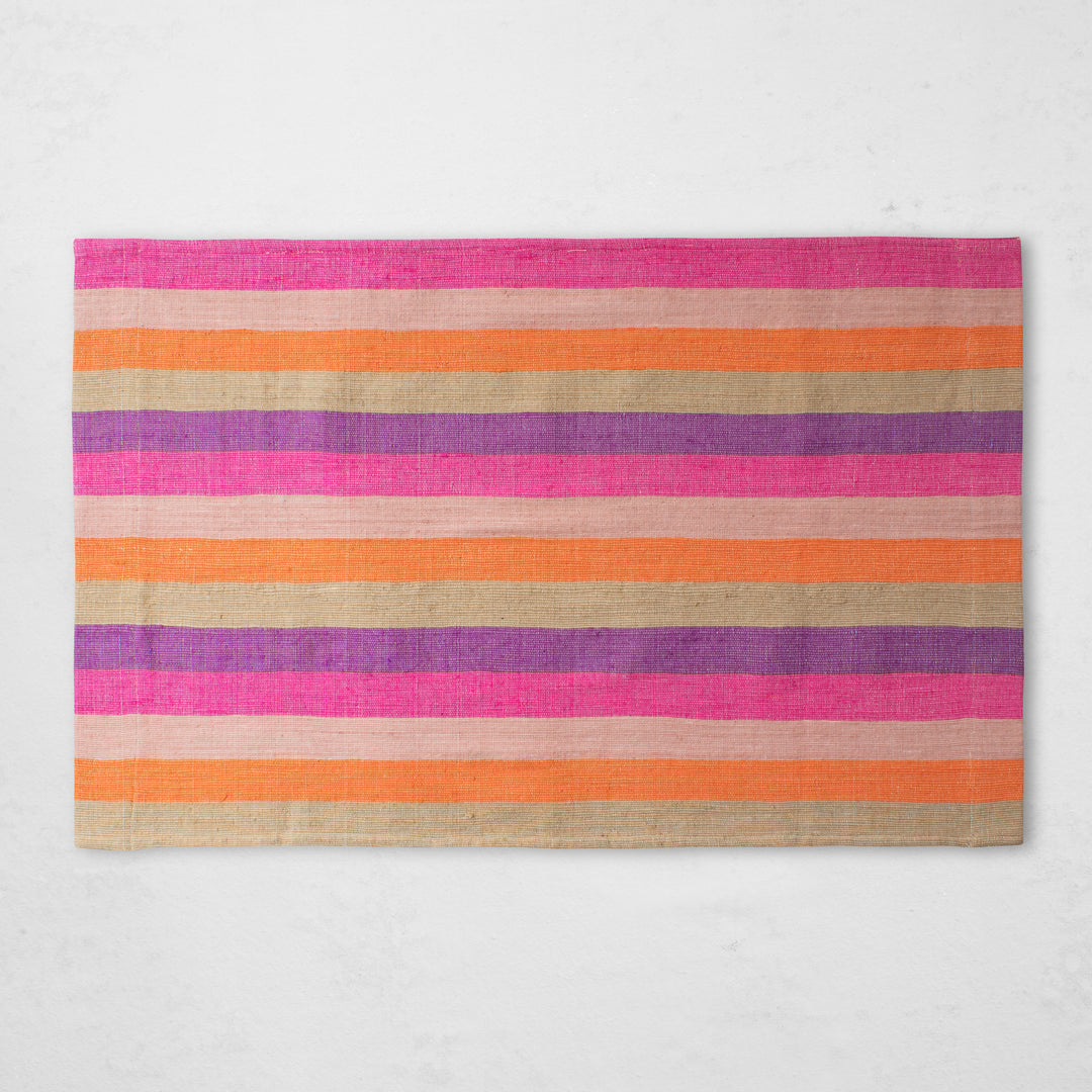 Colorful Cotton Bath mat - Bolé Road Textiles