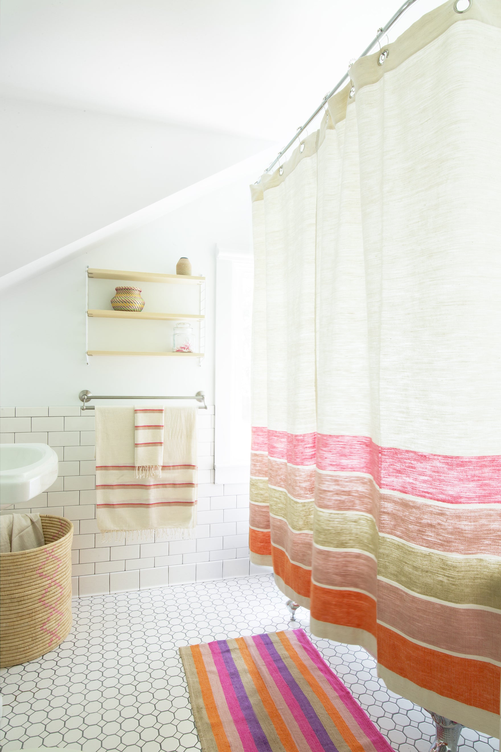 Colorful Cotton Bath mat - Bolé Road Textiles